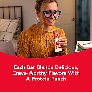 think! Protein Bars, High Protein Snacks, Gluten Free, Kosher Friendly, Chunky Peanut Butter, Nutrition Bars, 2.1 Oz per Bar, 10 Count (Packaging May Vary)