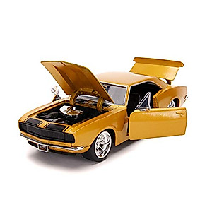 Jada Toys Bigtime Muscle 1:24 1967 Chevy Camaro Die-cast Car, Toys for Kids and Adults