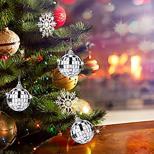 Christmas Decorations Mini Disco Ball Party Decorations - Mini Christmas Ball Decorations, Disco Ball Decorations - Disco Balls for Parties, Festivals, Weddings, Dance and Music Festivals (1.6)