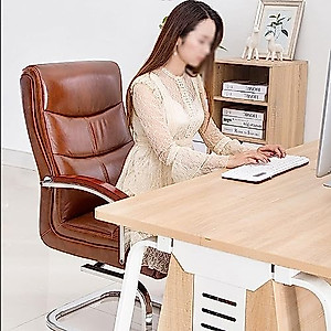 WHLONG Home Office Chairs, Ergonomic Executive Chair for Home, PU Leather High Back Computer Chair Executive Chairs(Color:A)