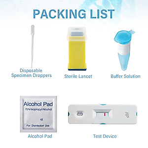 HANASCAR H Pylori Test Kit, Helicobacter Pylori Test Kits at Home, 99.5% Accuracy, Results in 10-15 Minutes, Easy to Use