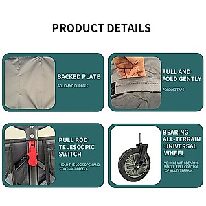 Folding Wagon Cart Heavy Duty Foldable,Large Collapsible Camping Wagon with 2 Drink Holders, Garden Cart Utility Wagon for Camping Fishing Sports Shopping (Cement Grey)