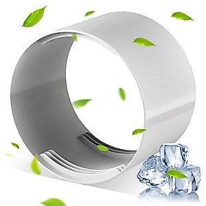 5 Inch Portable Air Conditioner Exhaust Hose Coupler Connector Exhaust Tube Connector Conditioner Round Air Exhaust Tube for Portable Air Conditioner