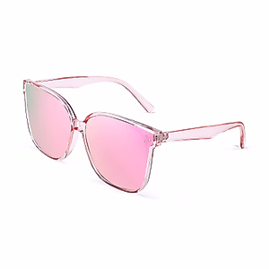 FEISEDY Retro Square Polarized Sunglasses Women Men Oversized Vintage Shades B2600