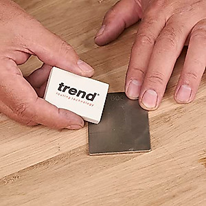 Trend Diamond Stone Cleaning Block for Maintaining Diamond Sharpening Products, White, DWS/CB/A
