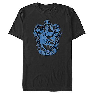 Harry Potter Men's T-Shirt, Black, Large