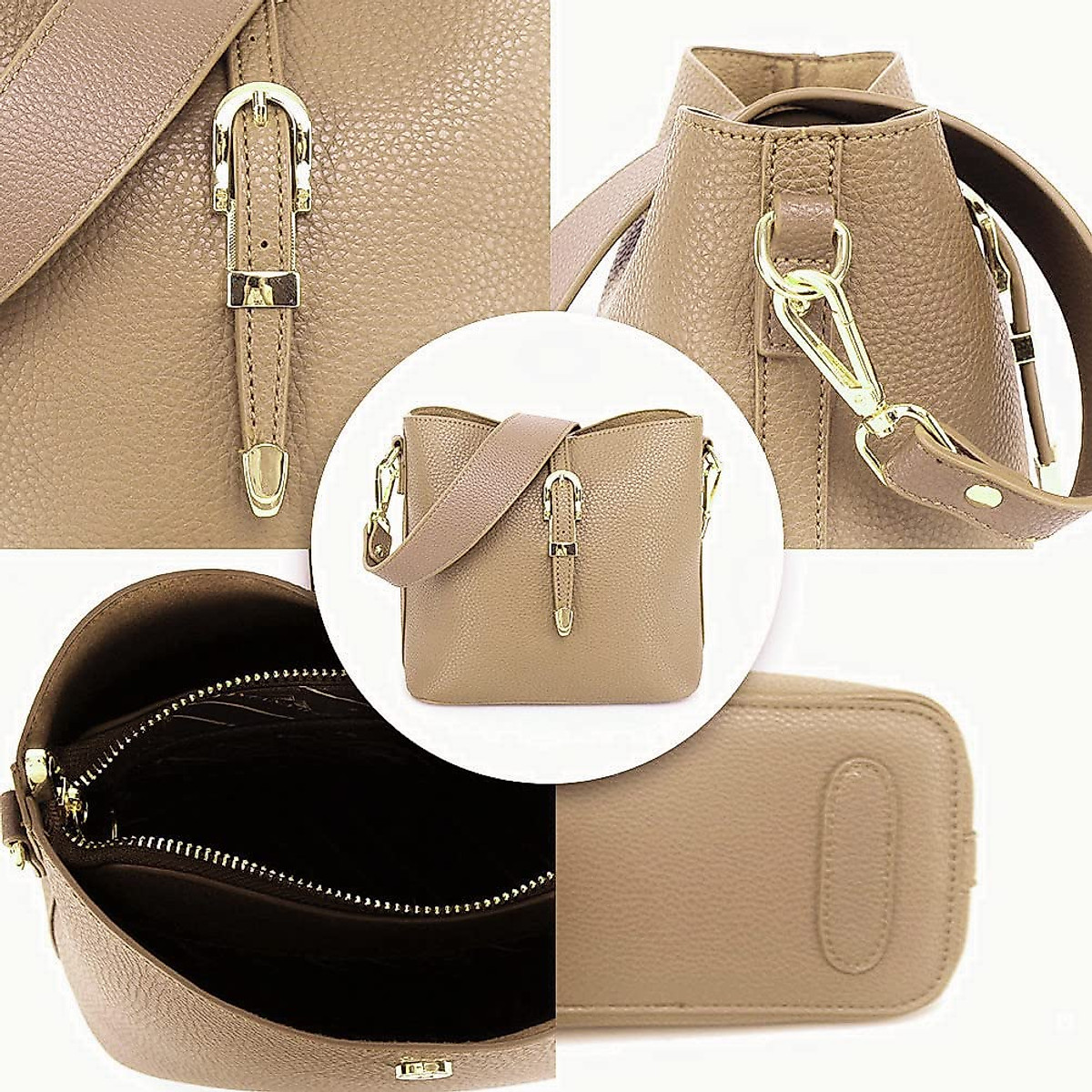 Montana West Mini Crossbody Bags for Women Vegan Leather Cute Bag Purses and Handbags (Tan) MWC-024TAN