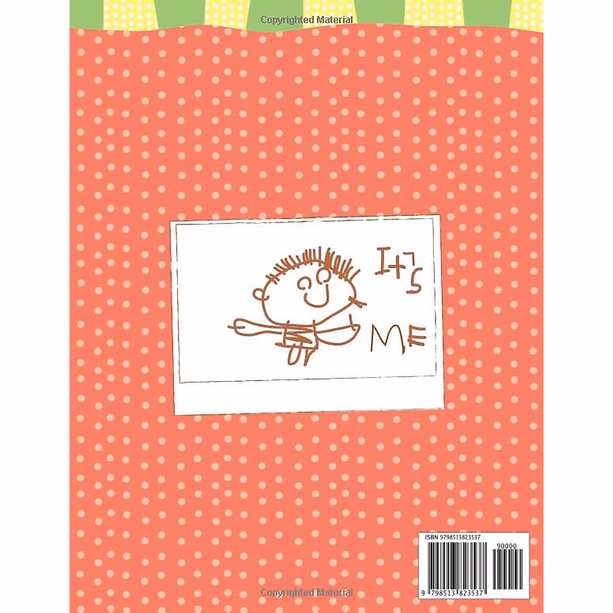 Draw and write journal for kids; kindergarten half page lined paper with drawing space