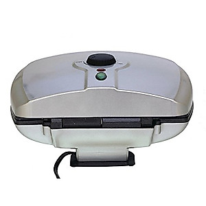 Brentwood AR-136 6 Piece Non-Stick Arepa Maker Silver, 1"