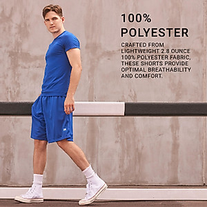 Russell Athletic Men's Mesh Pocket Short, Stealth, XX-Large