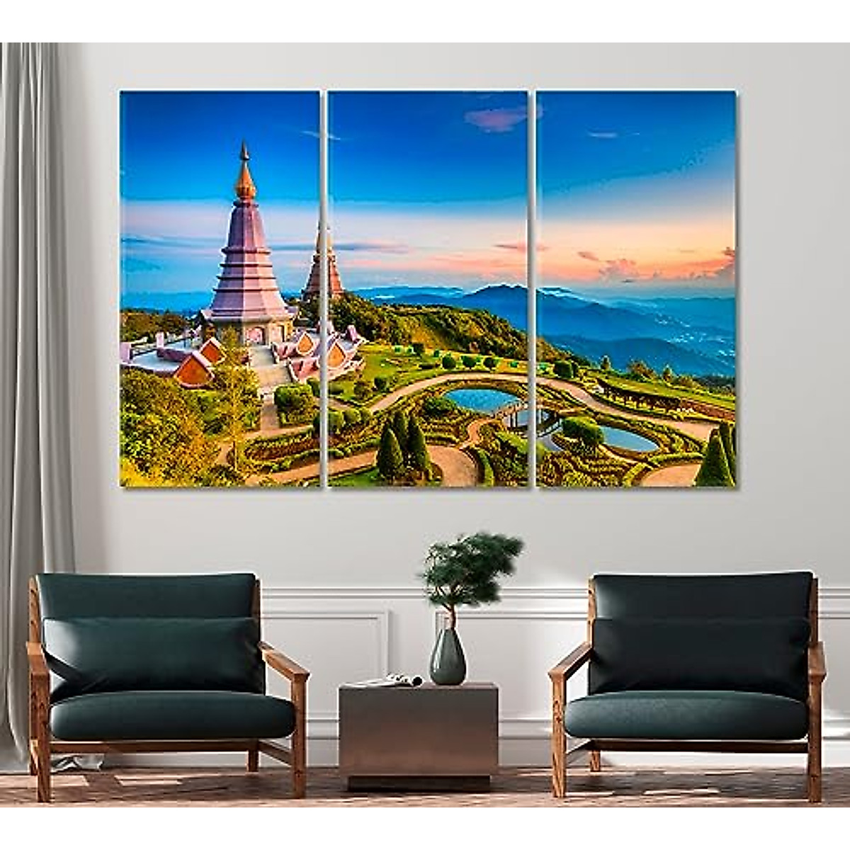 Doi Inthanon National Park Thailand Canvas Print 3 Panels / 36x24 inches