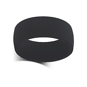 SHNIAN Rubber Matching Rings Colorful Heart Ring Silicone Rings Custom Engraved Engagement Gift, Womens Silicone Wedding Band, Camouflage Green & Light Green - Standard US Size 4 to 14