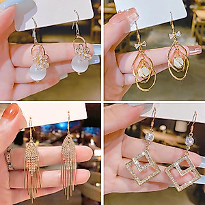 925 Sterling Mixed Earring Hooks 120 PCS/60 Pairs Hypoallergenic Ear Wires Fish Hooks for Jewelry Making, Jewelry Findings Parts with 120 PCS Rubber Earring Backs Stopper for DIY Earrings