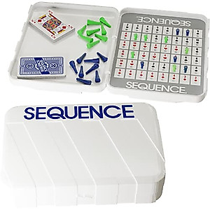 Travel Classics: Sequence - The Exciting Game of Strategy in A Compact Travel Version by Goliath, White