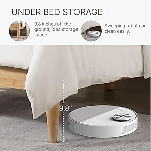 KISLOT Wood Bed Frame with Headboard Upholstered Platform Mattress Foundation,Strong Wooden Slat Support,No Box Spring Needed