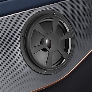 X AUTOHAUX Universal 8 Inch Black Car Audio Speaker Hollow Mesh Subwoofer Grill Cover Protector 2 Pcs