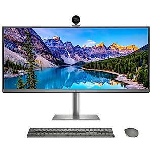 HP Envy 34 Desktop 8TB SSD 64GB RAM (Intel Core i9-12900K Processor Turbo Boost to 5.20GHz, 64 GB RAM, 8 TB SSD, 34" 5K WUHD (5120 x 2160), GeForce RTX 3060, Win 11) PC Computer All-in-One