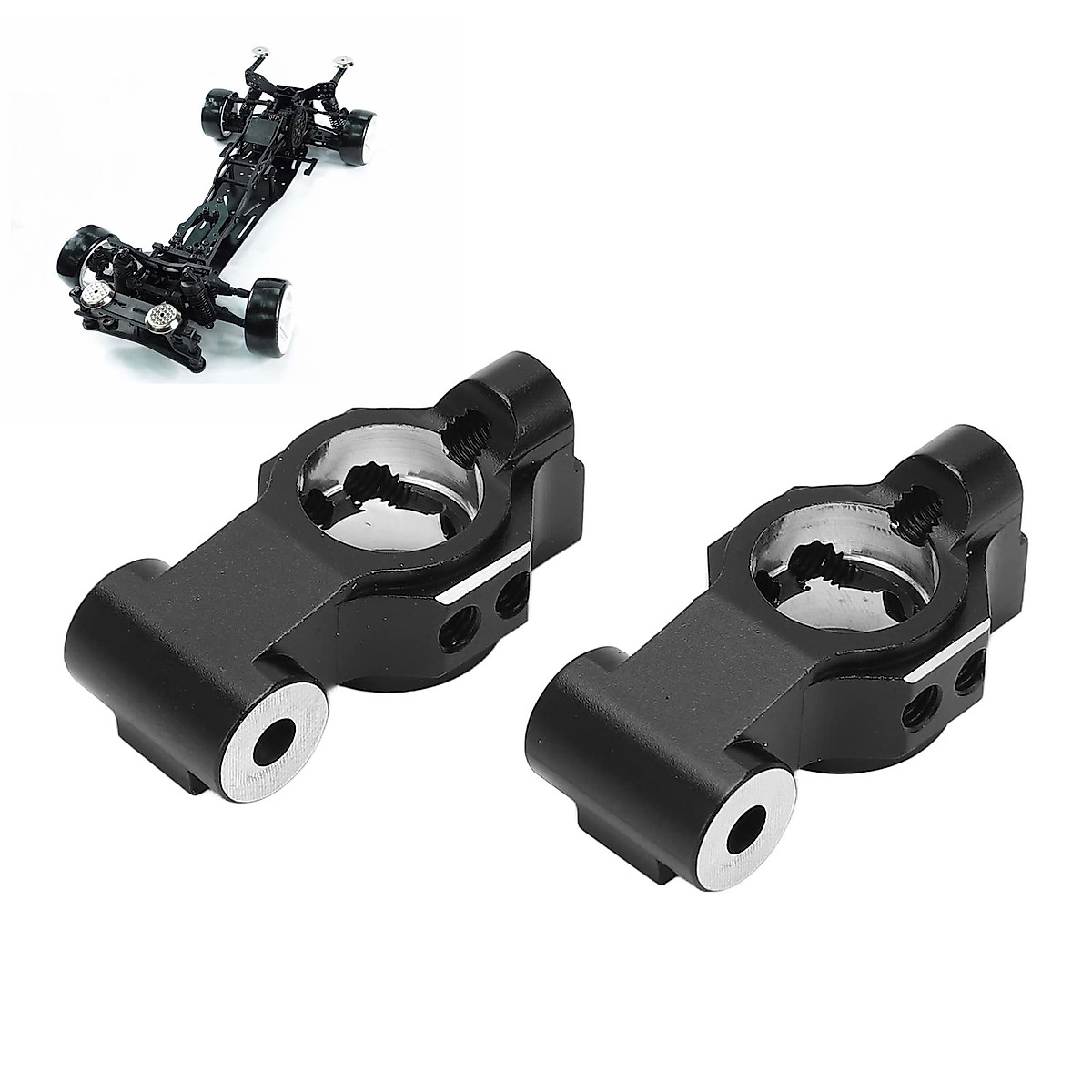 Dilwe RC Rear Suspension Column, Aluminum Alloy 1/10 Suspension Upgrade Kit Compatible with 3Racing Sakura D5, Front Cantilever RC Accessories