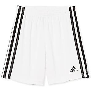 adidas boys Classic 3-stripes Shorts, White, 3T US