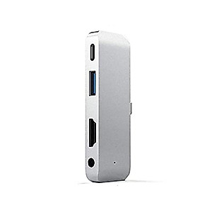 UXZDX USB Type-C Mobile Pro Hub Adapter with USB-C PD Charging USB 3.0 & 3.5mm Headphone Jack Tablet Hub (Color : B)