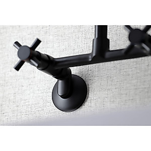 Kingston Brass KS423MB Concord Kitchen Faucet, Matte Black