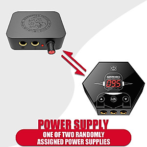 Wormhole Tattoo Kit for Beginners 10 Tattoo Inks Complete Tattoo Machine Gun Power Supplies TK096