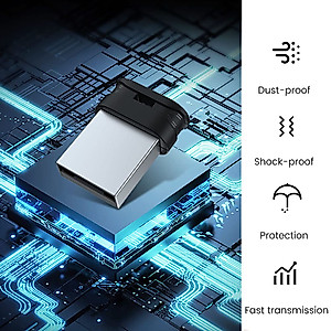 5 x 64GB Flash Drive, KEXIN USB Drive 64 GB Mini USB Thumb Drive 5 Pack Photo Memory Stick External Storage for Date Storage
