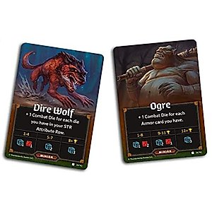 Thunderworks Games - Roll Player: Monsters and Minions | 5-Player Expansion for The Dice Game of Fantasy Character Creation | Strategy Board Game by Thunderworks Games | 1-5 Players Ages 12+
