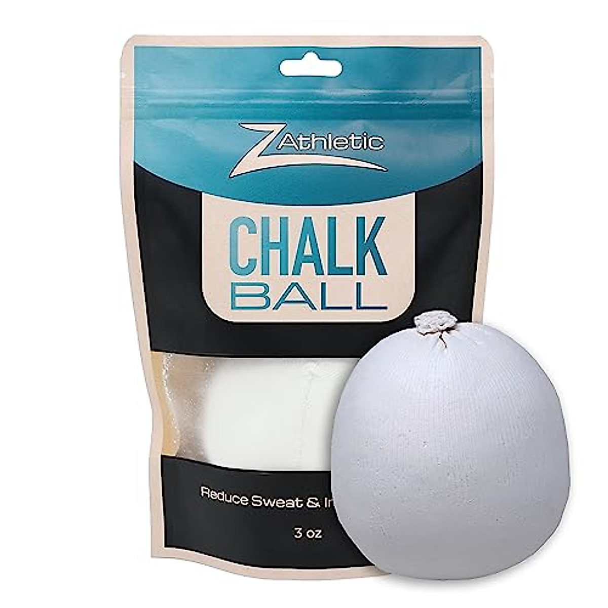 Z-Athletic Chalk Ball for Gymnastics, 3oz Chalk Ball