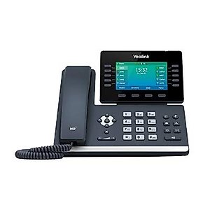 Yealink SIP-T54W IP Phone, 16 VoIP Accounts. 4.3-Inch Color Display. Adjustable Screen With Built-in USB 2.0, 802.11ac Wi-Fi, Dual-Port Gigabit Ethernet, 802.3af PoE, Power Adapter Not Included