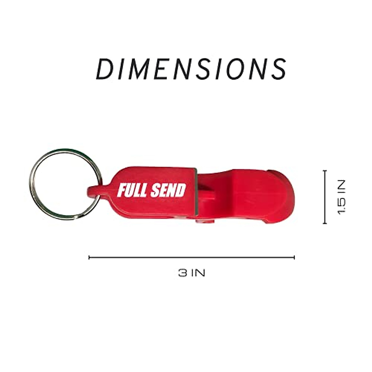 SHEBAM Full Send Red Shotgun Tool Bottle Opener Nelk Boys