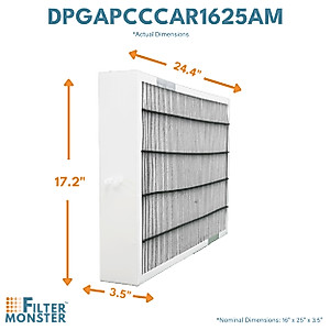 Filter-Monster - MERV 15 Replacement Air Filter Compatible with Bryant/Carrier GAPAAXCC1625 Infinity 16" x 25" Air Purifier - Compatible with Select Air Purifiers