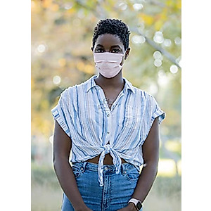 Mystee-2 15pcs Coloring Disposable 3-Ply Safety & comfortable Fashion Face Mask (Rose Gold)