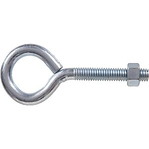 Hillman 1/2-13 x 4 in. Eye Bolt with Hex Nut (5-PACK)