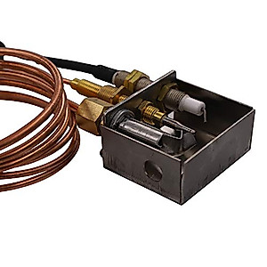 METER STAR Propane Gas Fire Pit Heater Replacement Parts Flame Pilot Burner Assembly Kit