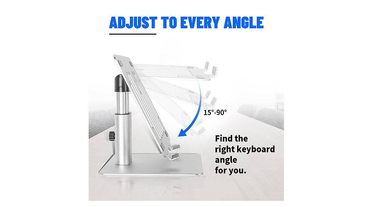 Adjustable Ergonomic Laptop Stand for 10-17.3 Inch Laptops