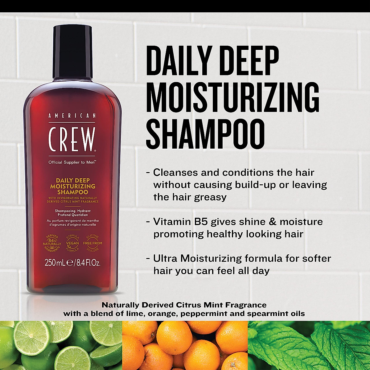 American Crew Men's Gift Set Hair Forming Cream and Daily Deep Moisturizing Shampoo