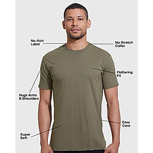 True Classic Tees | Premium Fitted Men's T-Shirts | Crew Neck | Classic 5-Pack | X-Large