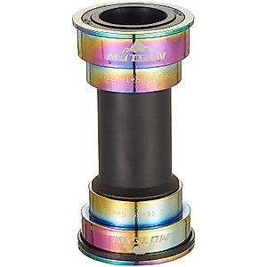 BB92 BB90 BB86 Press Fit Bottom Brackets for Shimano Road Mountain Bike Parts 24mm Crankset BB GXP 22mm Chainset (Colorful)