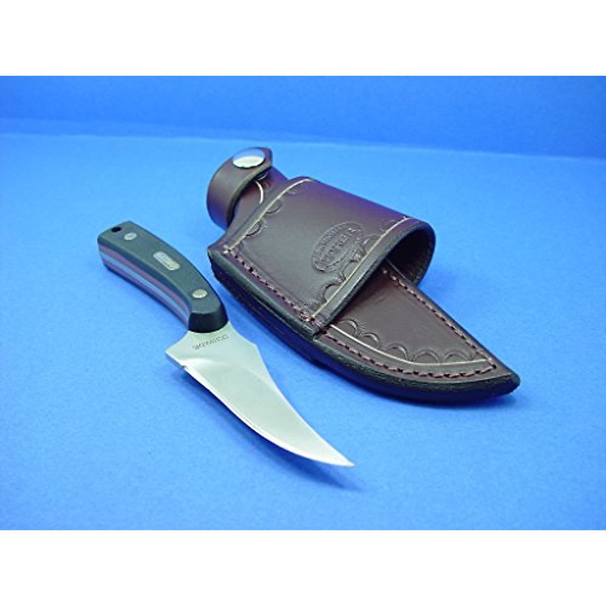 Custom Cross Draw Leather Knife Sheath for Schrade Old-timer sharp Finger Style Knife Number 15 20t.