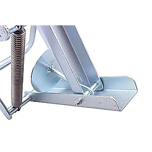 Marinebaby Easy Set Mole Eliminator Trap, Mole and Gopher Trap, Galvanized Steel Mole Trap, Sliver Color 2sets