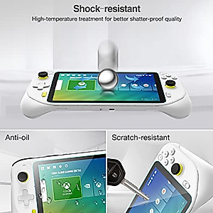 ProCase 3 Pack Upgraded Screen Protectors for Logitech G Cloud Gaming Handheld, HD Clear Tempered Glass Film Guard, Anti-Scratch Rounded Edge Screen Protector for 7-inch Logitech G Cloud 2022