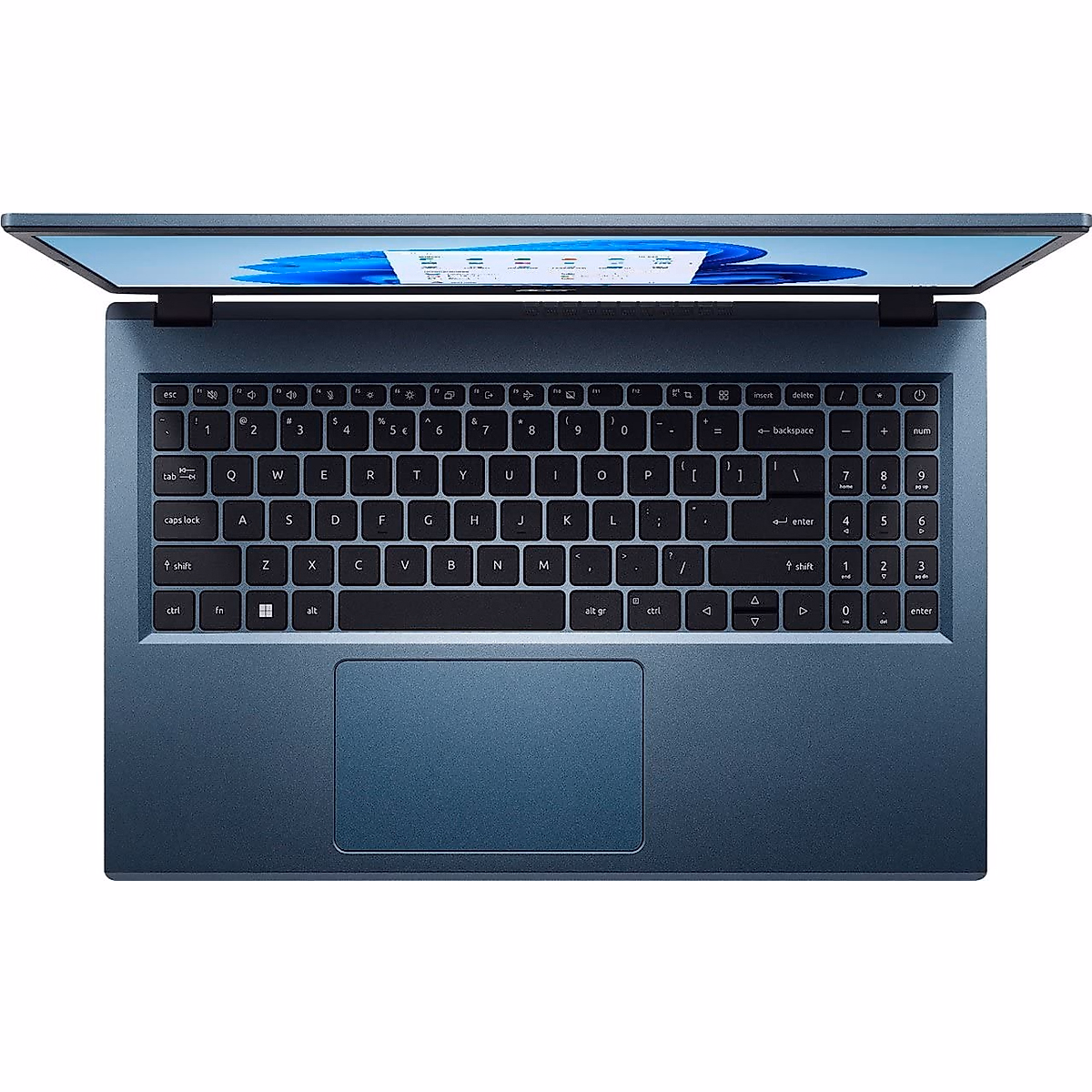 Acer Aspire 3 15.6" FHD Laptop 2023 AMD Ryzen 5 7520U Quad-Core Processor, 8GB LPDDR5 512GB SSD, WiFi 6, Bluetooth, HD Webcam, USB A&C, 11Hr Battery Life, Steam Blue, Windows 11, GM Accessory