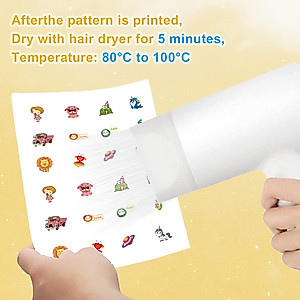 St.patrick’sday Printable Temporary Tattoo Paper for INKJET printer,8.5"X11" 5 Sheets DIY Personalized Waterproof Tattoos Sticker for Skin Custom Cartoon kids tattoos Summer Party Themed Tattoo