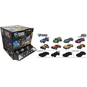 Rocket League Mini Pull-Back Racer Car Mystery Balls Factory Sealed Box of 20