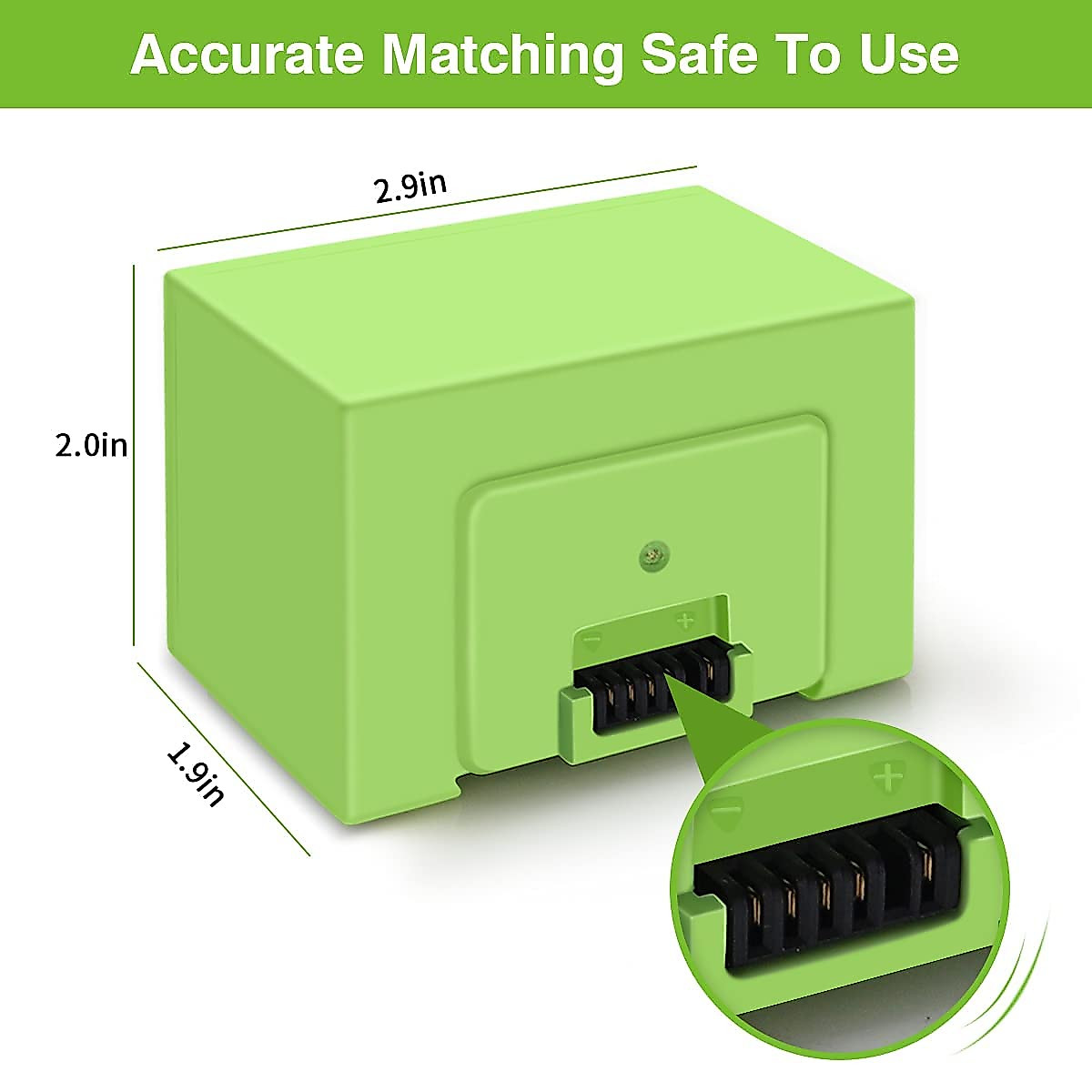 14.4V 3200mAh i7 Battery Replacement for iRobot Roomba e and i Series, Large Capacity Battery Compatible with Roomba i7 i7+ i8 i6 i4 i4+ i3 i3+ i7158 J7 7150 7550 and e e5 e6 e5150 e5152 e6198 Etc