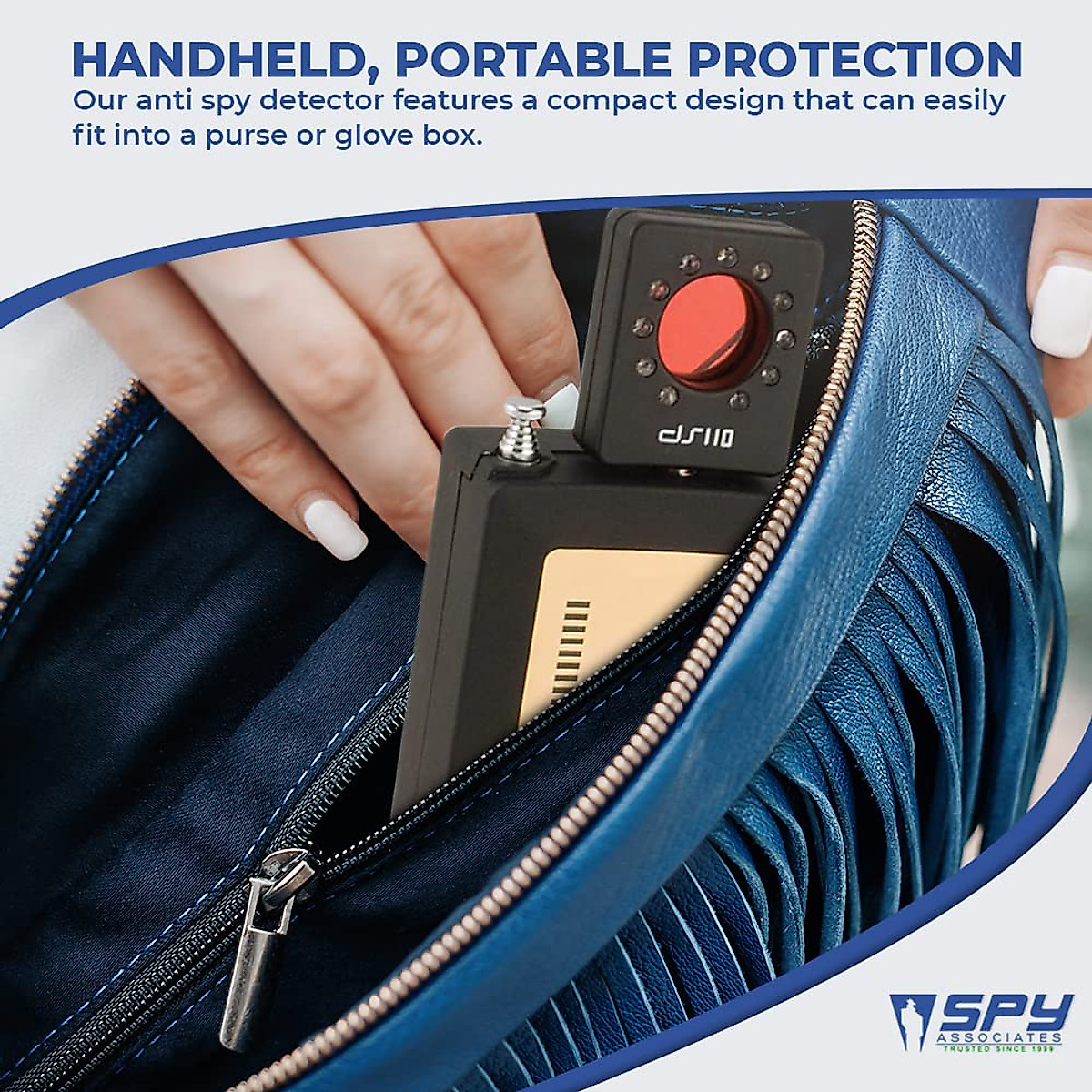 Spy Hawk Maxi-Tech Personal Hidden Devices Detector - Perfect for Detecting Hidden Cameras, Hidden GPS Trackers, Computer Transmitters, and Audio Bug Detector - Anti-Spy RF Detector Up to 10 GHz