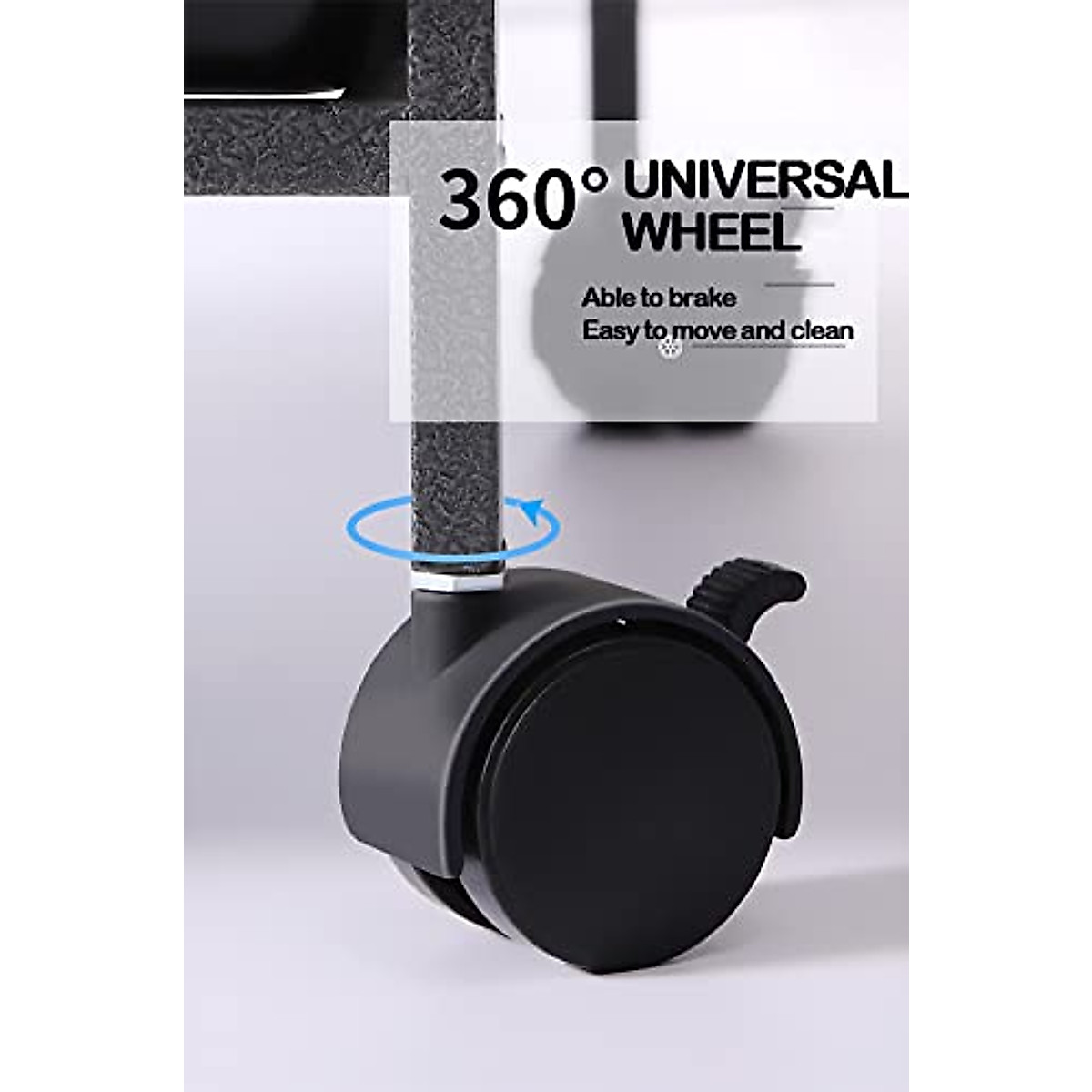 33 Inch Wrought Iron Bird Cage with with Play Open Top and Rolling Stand for Mid-Sized Parrots Cockatiels Sun Parakeets Green Cheek Conures (White)