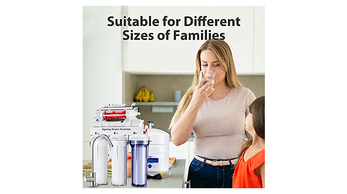 iSpring RCC7AK-UV, NSF Certified, 75GPD 7-Stage Under Sink Reverse ...