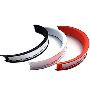 Replacement Solo Rubber Headband Pad Cushion Leather Rubber Repair Kit Compatible with Beats Solo 2.0 Solo 3.0 Headphones (Red)